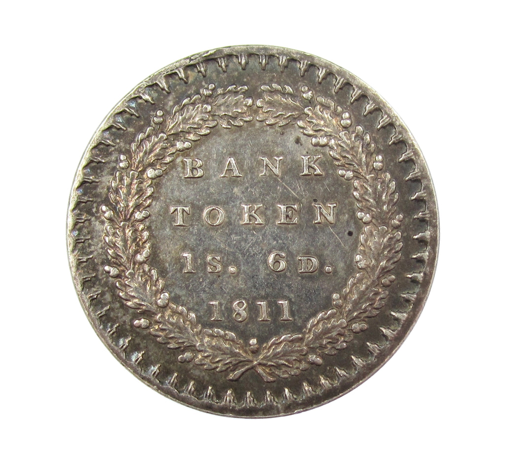 George III 1811 Eighteenpence Bank Token - GEF – Coopers Coins