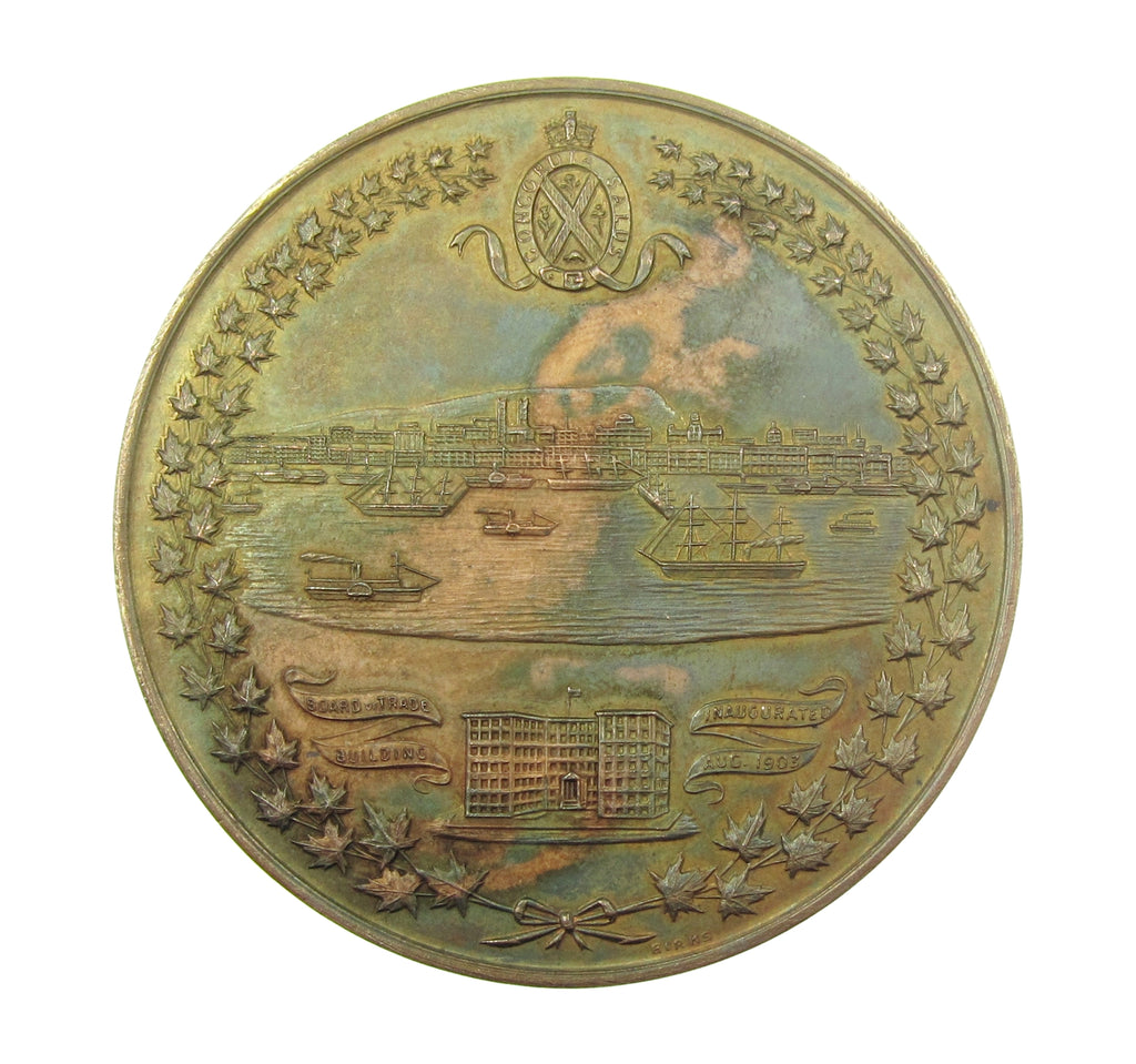 Canada 1903 Montreal Congress of Chambers of Commerce 56mm Medal ...