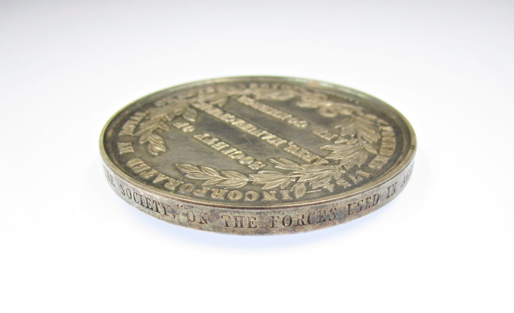 1847 Prince Albert Society Of Arts Prize Medal 56mm Silver - By Wyon ...