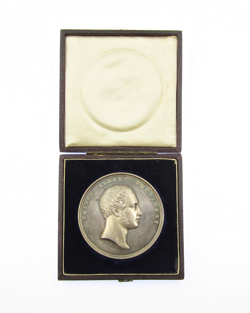 1847 Prince Albert Society Of Arts Prize Medal 56mm Silver - By Wyon ...