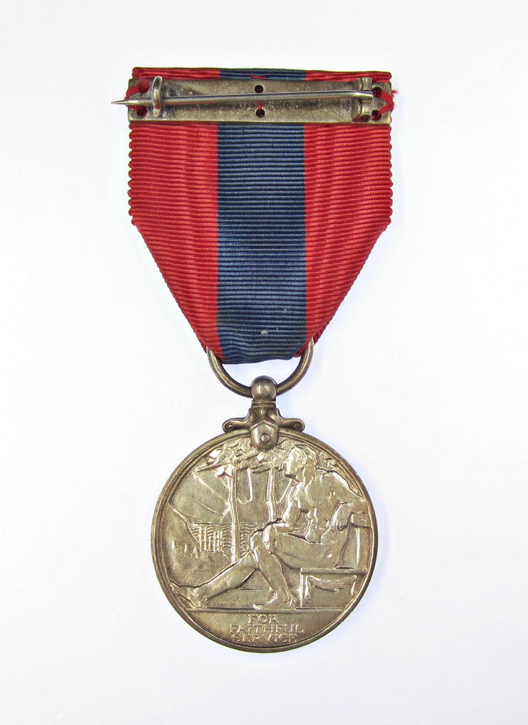 George V Faithful Service Medal - Cased – Coopers Coins