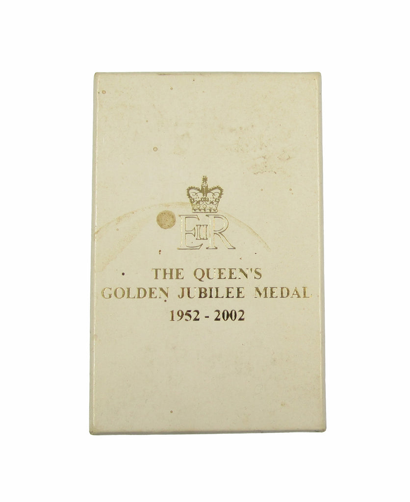 2002 Elizabeth II Golden Jubilee Medal On Ribbon - Boxed – Coopers Coins