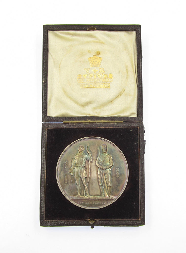 1860 National Rifle Association 57mm Silver Medal Pair - Cased ...
