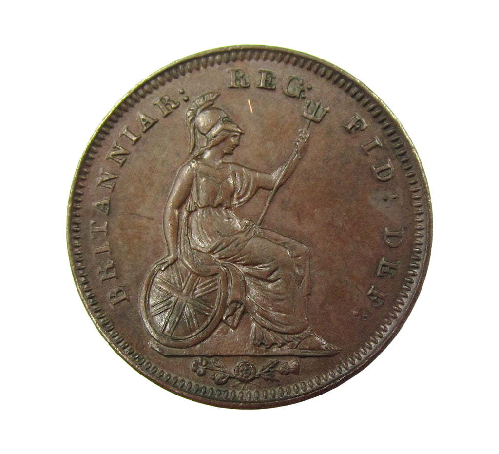 Victoria 1844 Third Farthing - GEF – Coopers Coins