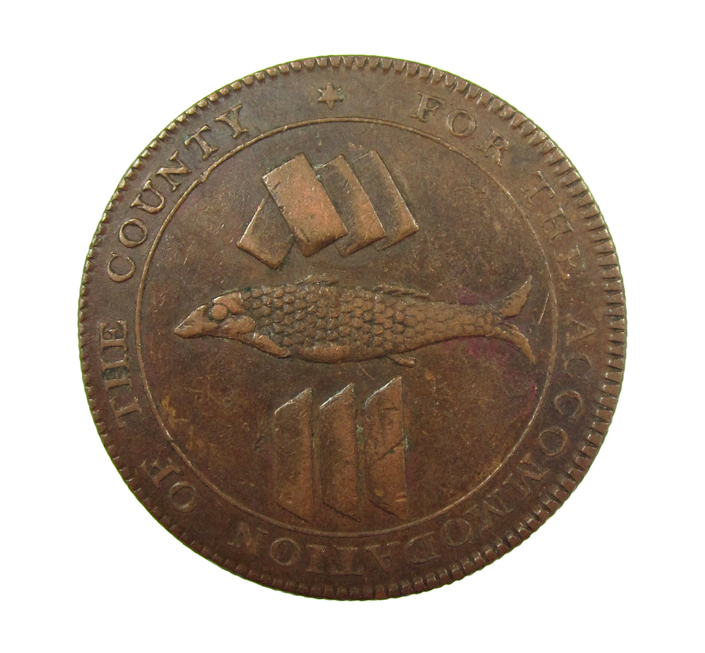 1811 Cornwall For Accommodation Cornish Penny Token - VF – Coopers Coins