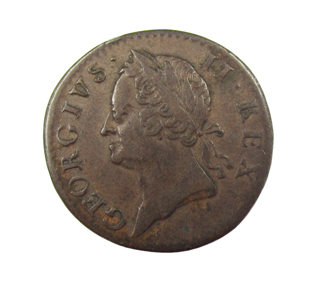 Ireland 1760 Hibernia Farthing - VF – Coopers Coins
