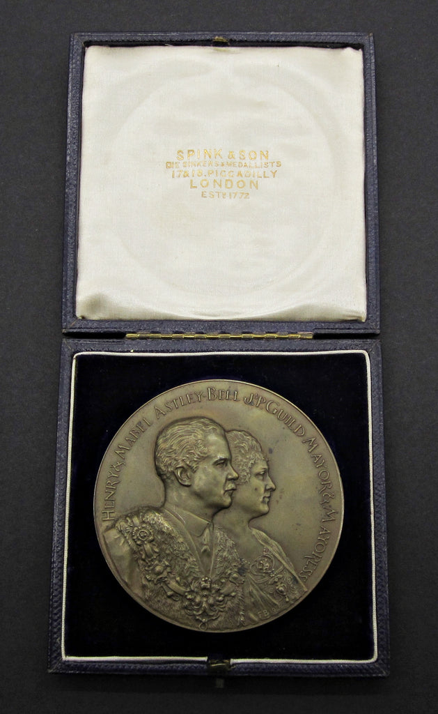 1922 Preston Guild Merchant 75mm Cased Medal - By Bowcher – Coopers Coins